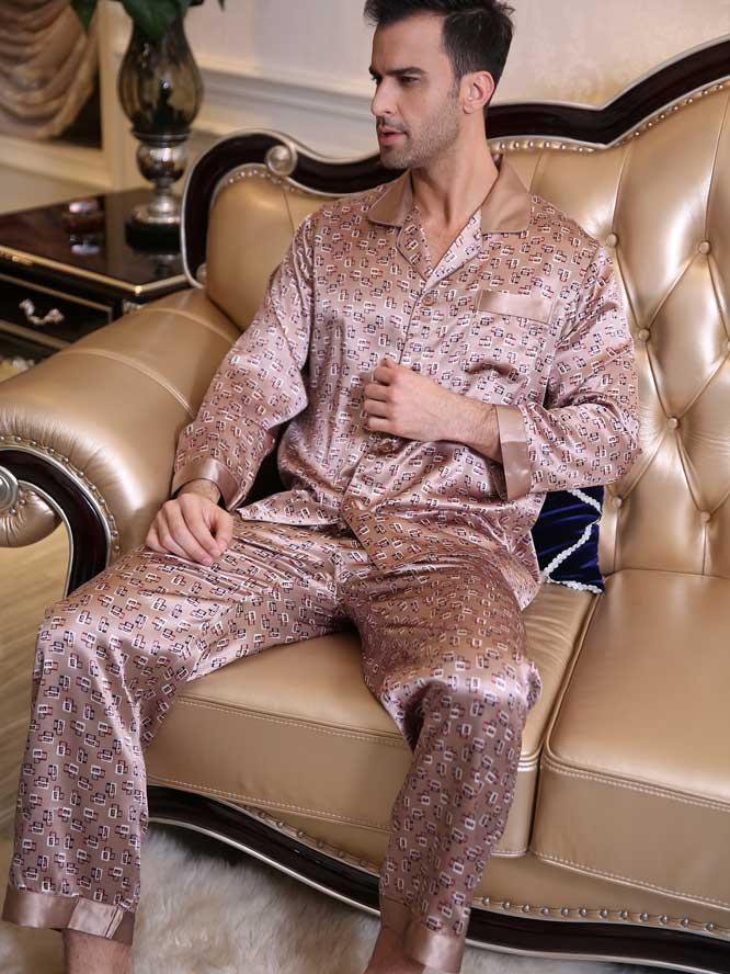 Silk Pajama Set For Men - Enjoy Natural Silk