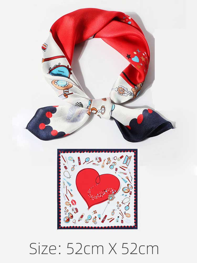 Small Square Silk Scarf For Lady - Enjoy Natural Silk
